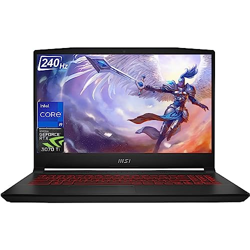 MSI Katana GF66 Gaming Laptop 2023 Newest, 15.6" FHD 240Hz Display, Intel Core i9-13900H, NVIDIA GeForce RTX 4070 Ti, 64GB DDR5 RAM, 4TB SSD, Backlit Keyboard, Wi-Fi6, Bluetooth, Windows 11 Home