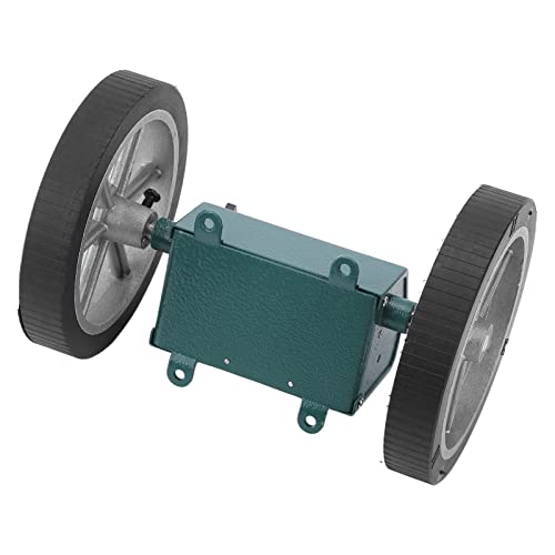 Demeras Meter Counter, Simple Mechanism 5 Digit Stainless Steel Rubber Alloy Length Counter Robust for Fabric Manufacture for Plastic Film