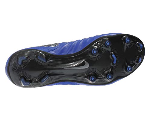 Nike Men's Football Boots , Multicolour Racer Blue Black Metallic Silver 4 , 8 US