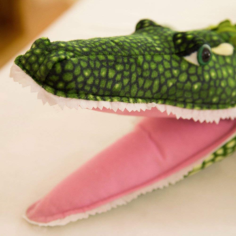 LERORO Alligator Stuffed AnimalCrocodile Plush Toy 39 Inch Large Big Realistic Stuffed Child Pillow Cushion - Soft Cuddly Figures for Kids Girl Boy
