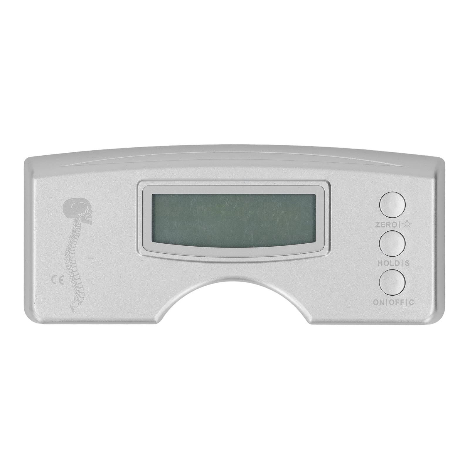 Electronic Scoliometer, High Accuracy Easy Operation 0 to 30 Degree Scoliosis Meter Portable Compact Size with Storage Bag for Hospital