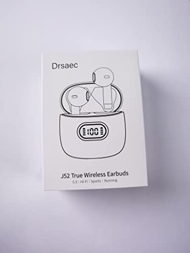 Wireless Earbud, Bluetooth 5.3 Headphones Deep Bass Bluetooth Earbud with 4 Mics, Bluetooth Earphones in Ear Noise Cancelling Wireless Headphones, IP7 Waterproof 42H Ear Buds, LED Display[New Upgrade]