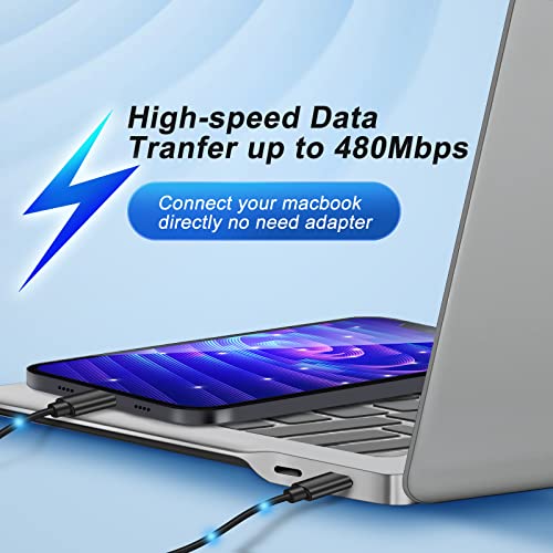 HESIMING USB C to Lightning Adapter Kit,Multi Charging Cable Case Convertor USB C to Type C/iOS Device/Micro Adapter Travel Data Cable Set Contains Card Storage,Phone Holder, Tray Eject Pin(Black)