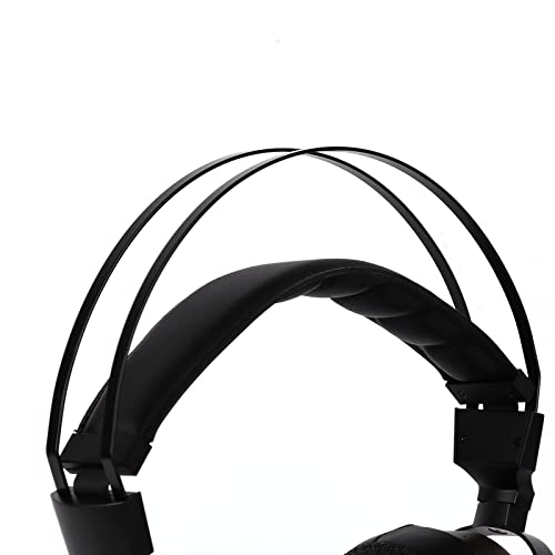 Linsoul BLON B60 50mm Beryllium-Coated Diaphragm HiFi Over-Ear Close-Back Headphone with Wooden Faceplate, Copper Cable, Stainless Leather Headband for Studio Musician Audiophile (BL-B60, Black)