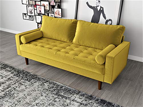 US Pride Furniture S5452(N-S5459(N) Sofas, Yellow