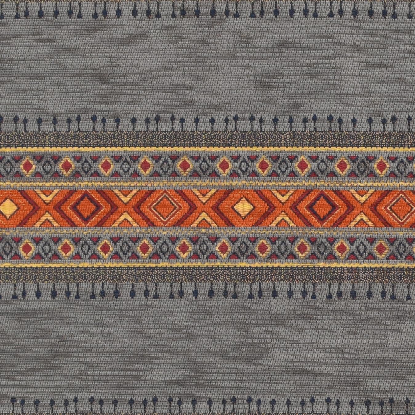 Kilim Pattern Upholstery Fabric Kilim Bohemian Boho Tapestry Tribal Southwestern Turkish Moroccan Mexican Ethnic Fabric by The Yard Meterd (1 Yard (55" x 36"))