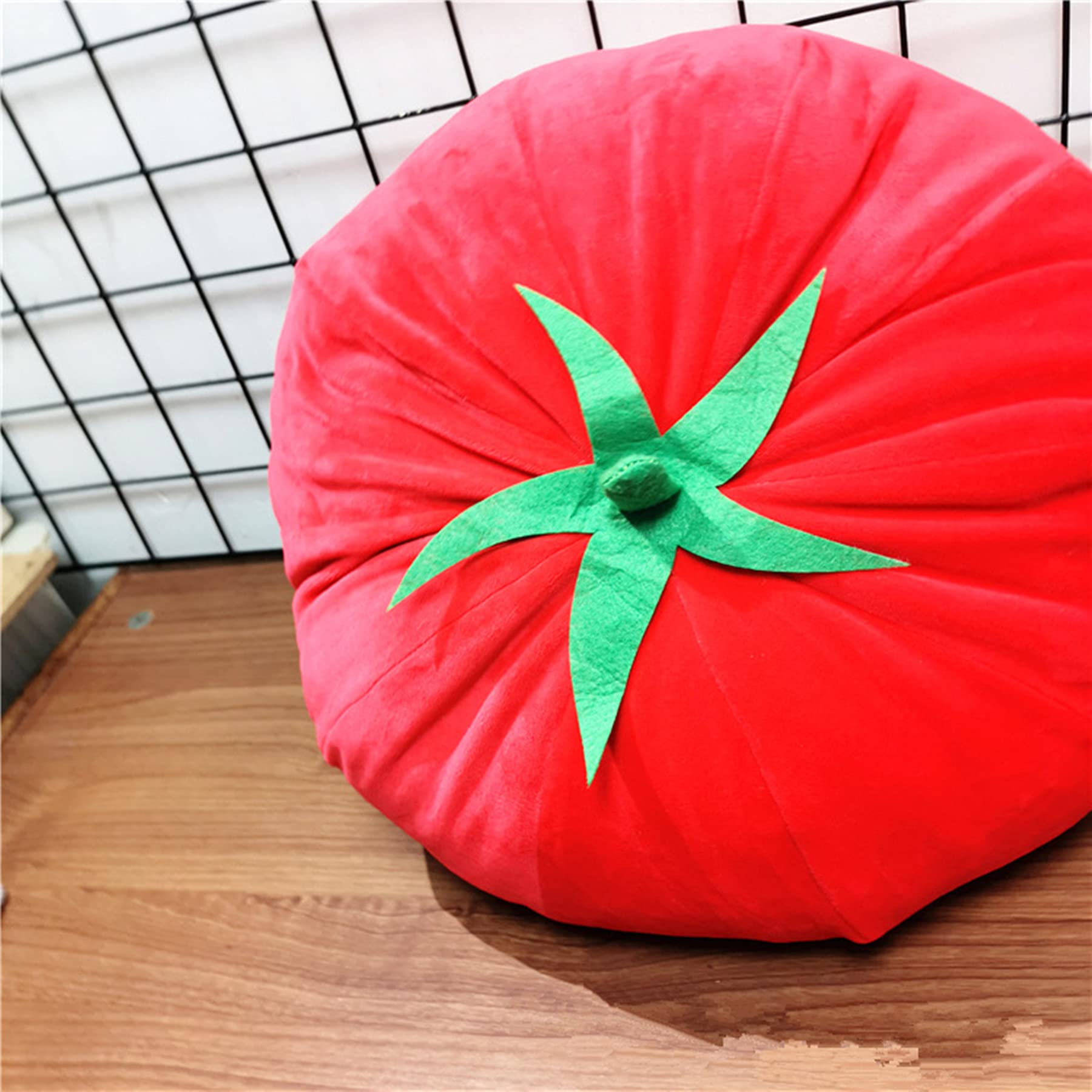 REXCHI Simulation Delicious Tomato Pillow Soft Cute Plush Cushion Office Home Decoration Birthday Gift