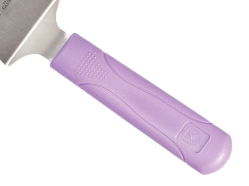 Mercer Culinary Millennia Pie Server/Spatula, 5 Inch x 2 Inch Blade, Purple Handle,