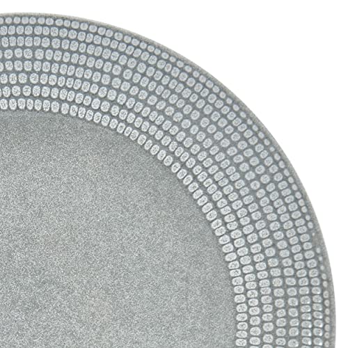 Pfaltzgraff Felicity 12 Piece Dinnerware Set, Service for 4,Gray