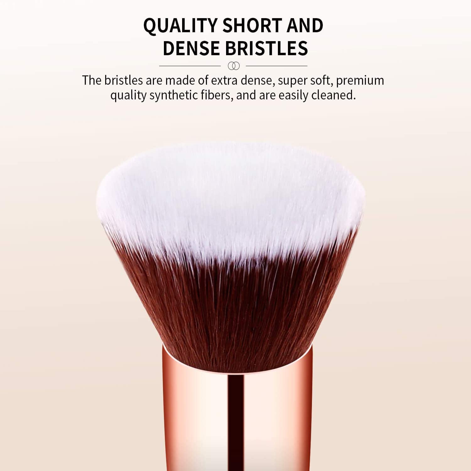 Docolor 6+1Pcs Makeup Sponges with Foundation Brush, Foundation Blending Beauty Sponge & Flat Top Kabuki Brush for Liquid,Cream,and Powder,Buffing,Blending,Full Coverage Foundation