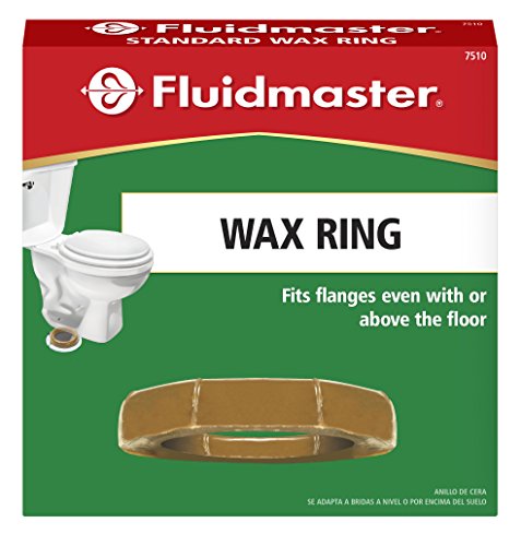 Fluidmaster 7510 Standard Wax Toilet Bowl Ring for 3-Inch and 4-Inch Waste Lines