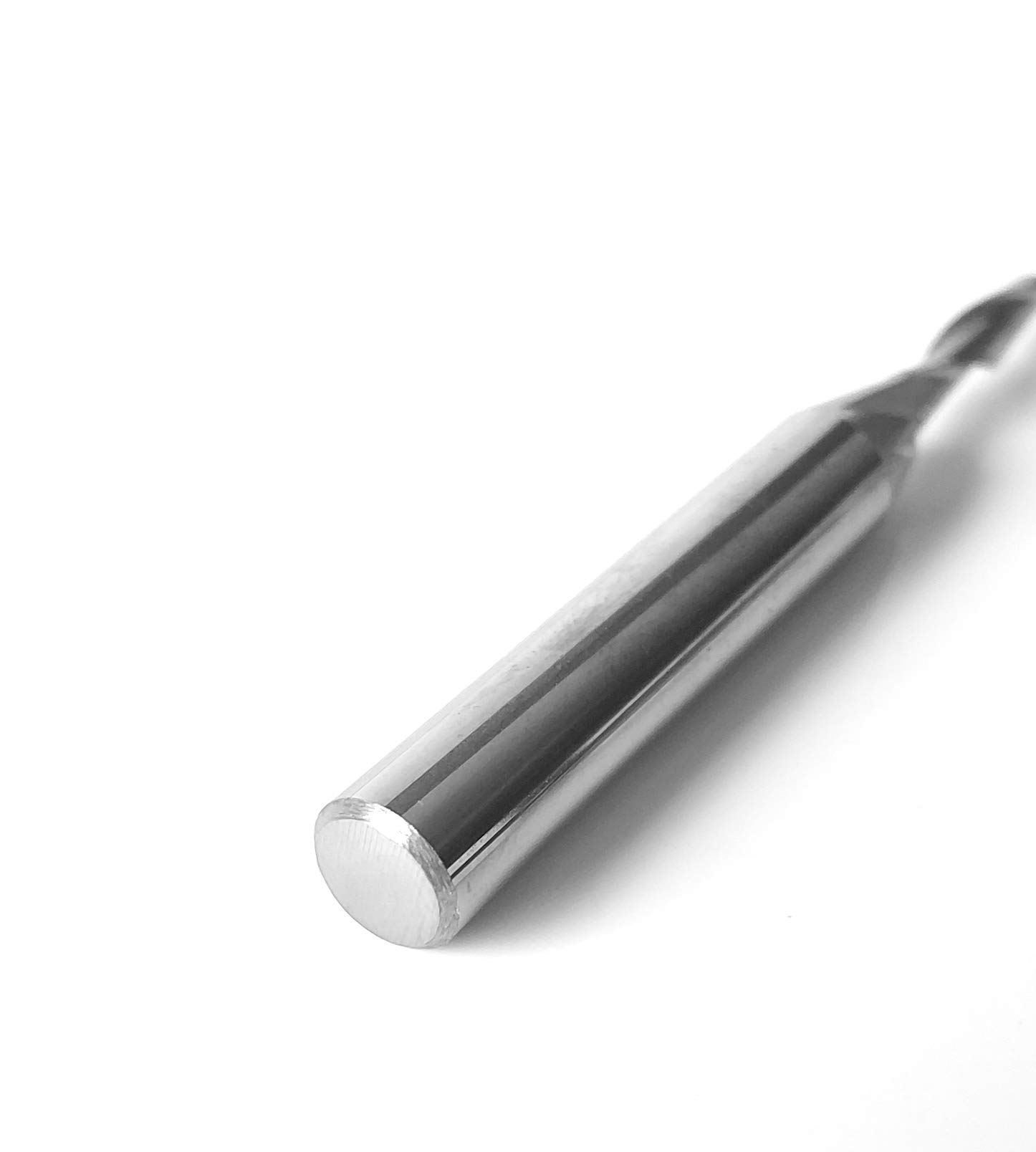 DashHound BRB218 Ball Nose Spiral Bit Solid Carbide CNC Router Bit Up Cut with 1/4 Shank, 1/8"CD X 1/2"CL X 1/4"SD X 2OL