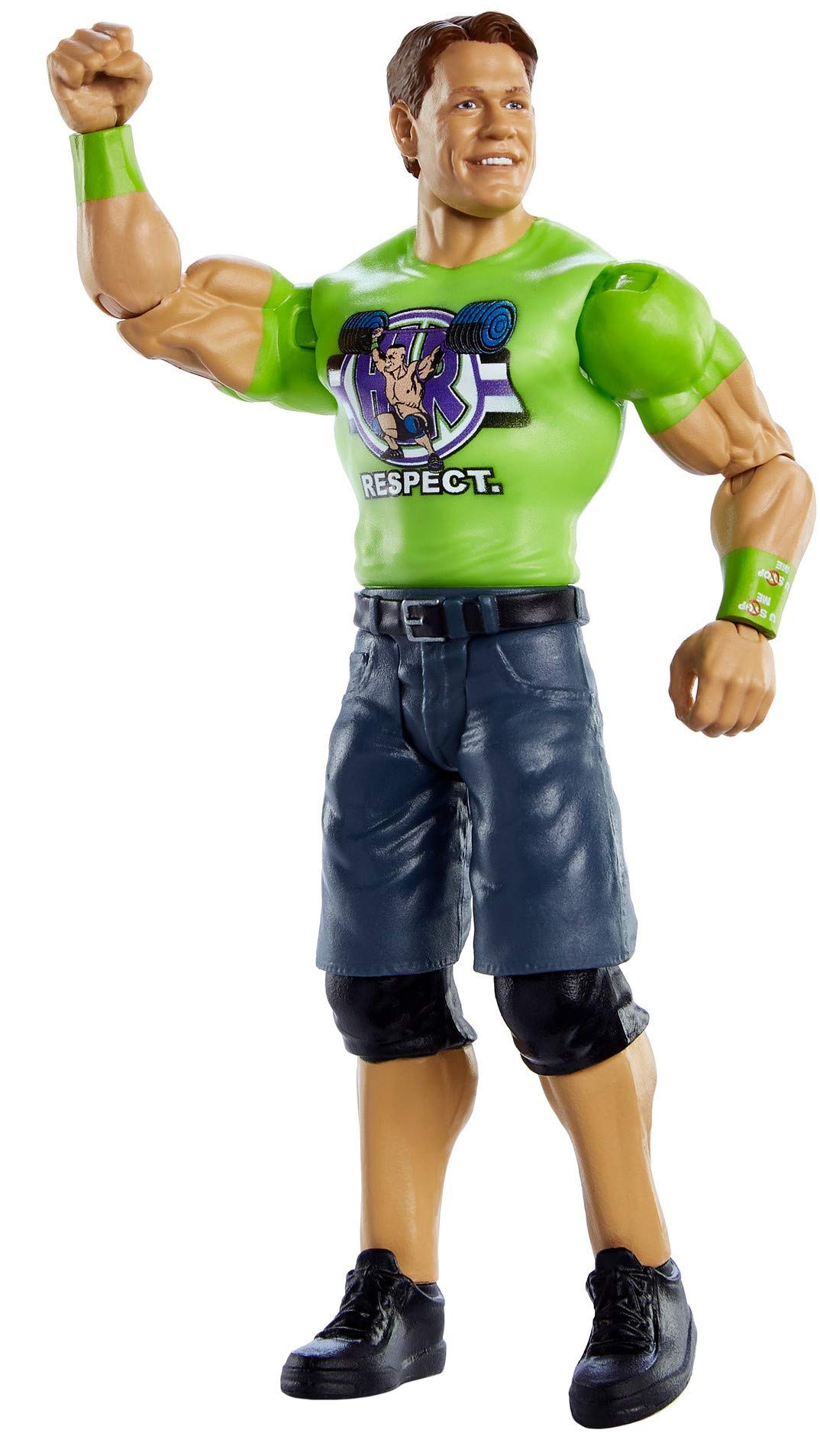 WWE John CenaBasic Series #110 Action Figure in 6-inch Scale with Articulation & Ring Gear