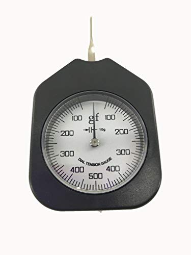 HFBTE ATG-500-1 Single Pointer Tension Meter Gauge Tester with Pocket Size 100-500-100g Measurement Range Gram Force Meter