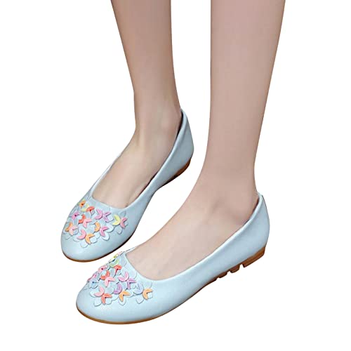 Fashion Spring and Summer Women Casual Shoes Low Heel Soft Sole Comfortable Flower Flat Lightweight High Heel Sneaker