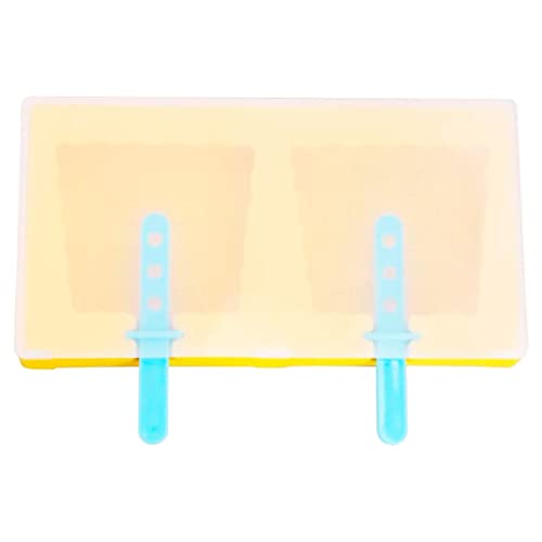 Silver Buffalo Nickelodeon's Spongebob Squarepants 2pc Popsicle Maker Set, Regular, yellow