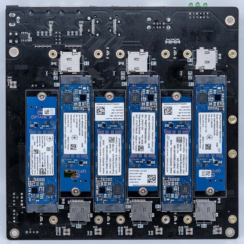 DeskPi Super6C for Raspberry Pi CM4 Cluster, Mini-ITX Board 6 RPI CM4 Supported, Power Supply Included