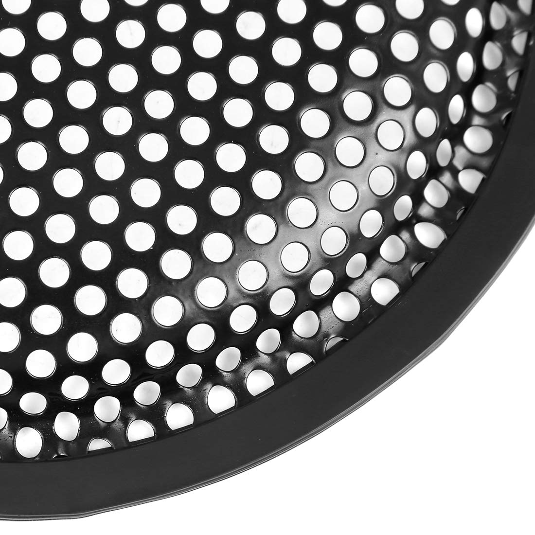 X AUTOHAUX 8 Inch Car Audio Speaker Sub Woofer Subwoofer Metal Black Waffle Grill Cover Protector Universal