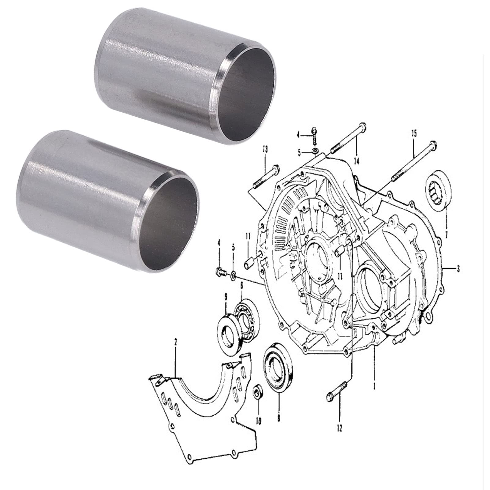 Cylinder Head Dowel Pin, Wear Proof Dowel Pin 94301 14200 Metal Auto Spare Parts