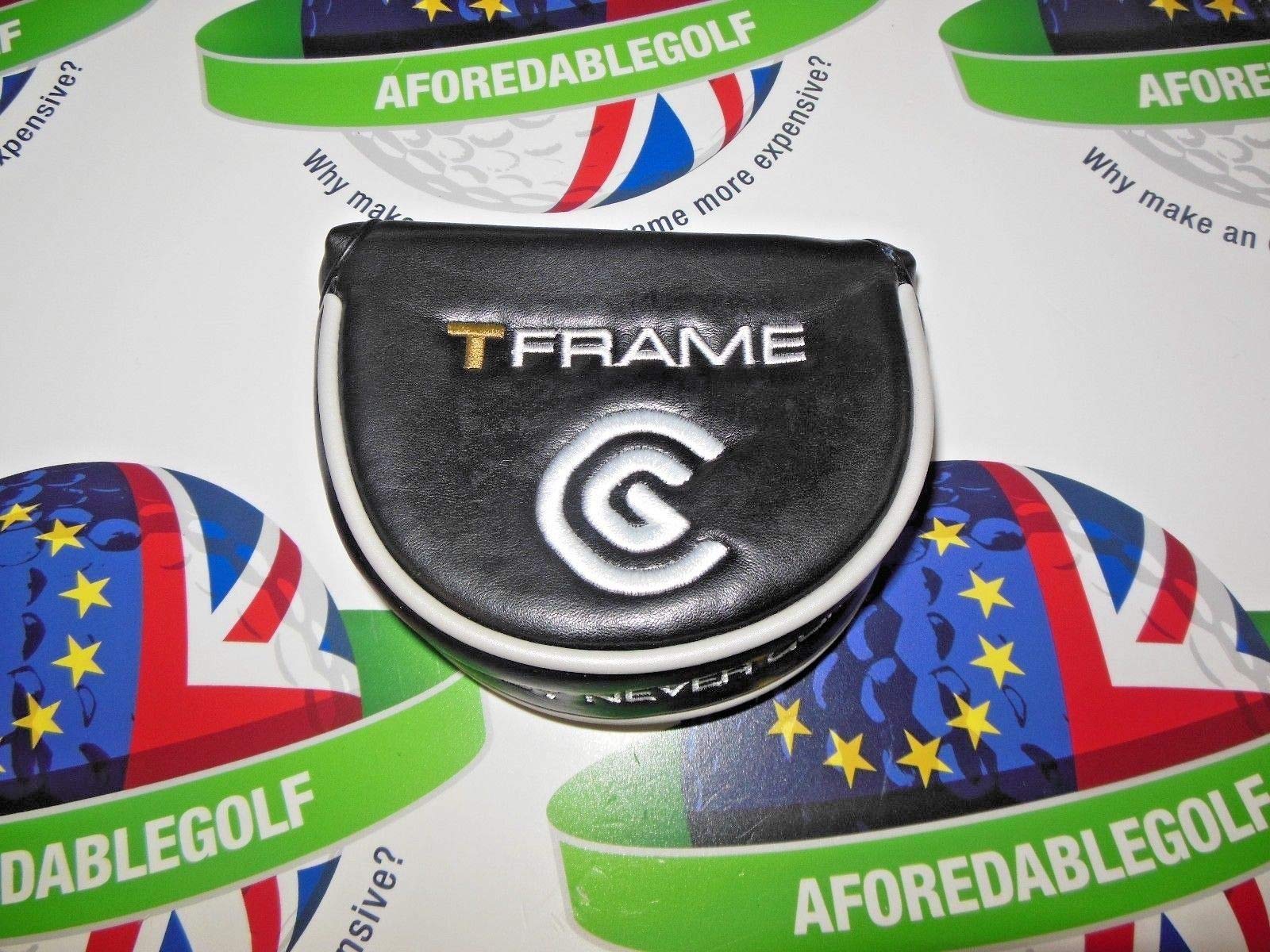 Cleveland T-Frame Mallet Putter Headcover Gold/Black/White