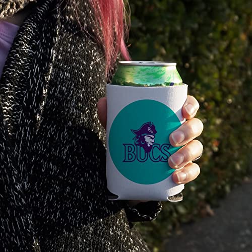 Florida Southwestern State College Secondary Logo Can Cooler - Drink Sleeve Hugger Collapsible Insulator - Beverage Insulated Holder