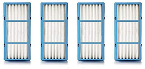 Nispira True HEPA Air Filter Replacement Compatible with Holmes Air Purifier AER1 HAPF30AT - 1.2” x 10” x 4.6” (4 HEPA Filters)