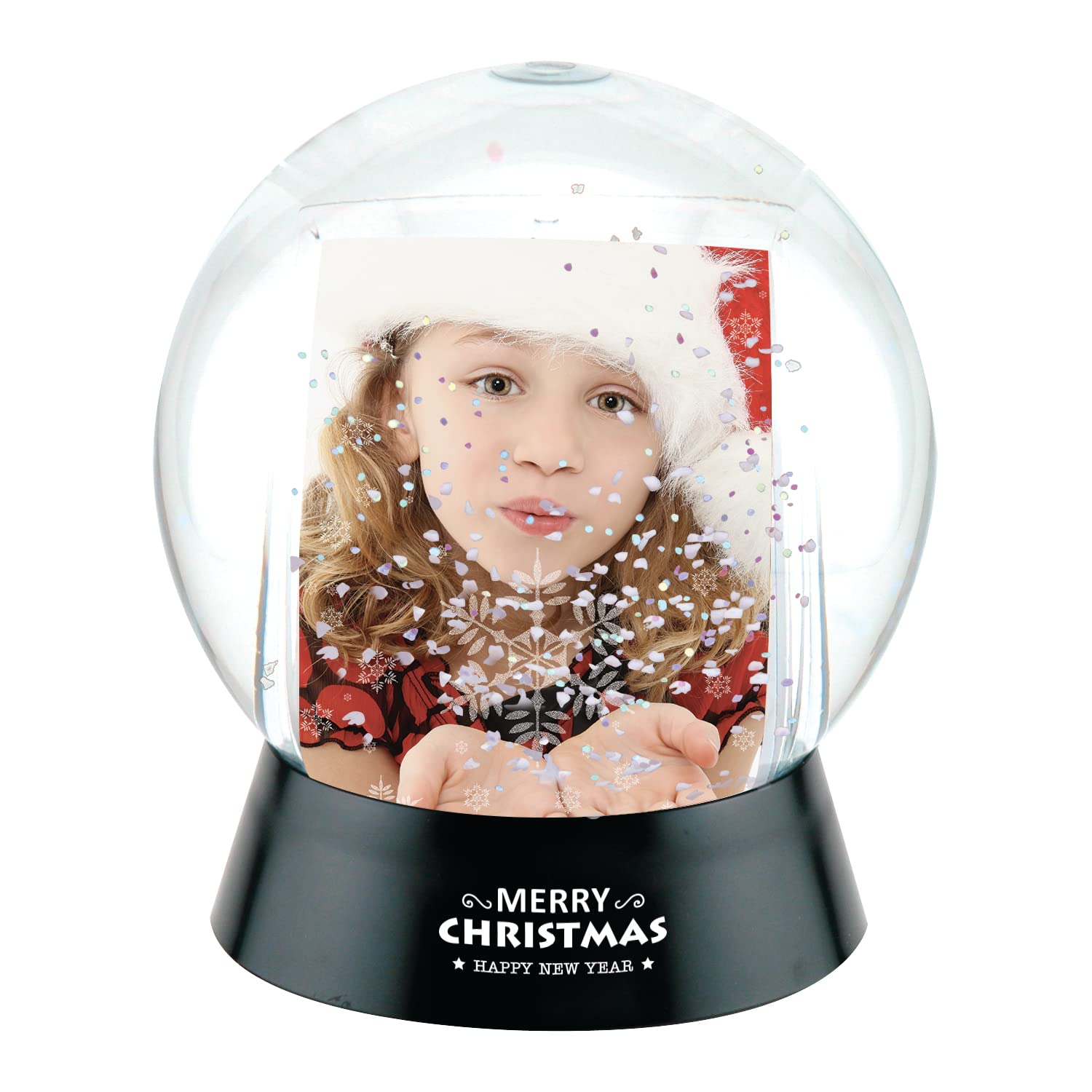 Photo Snow Globe with Black Base