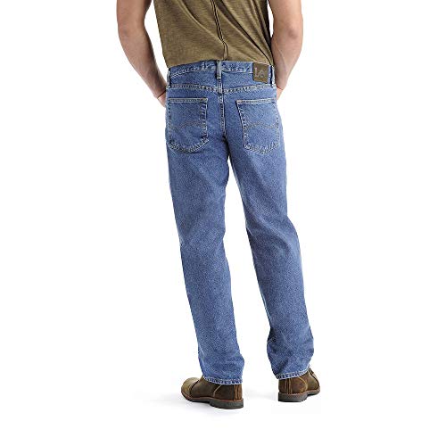 Lee Men's Big & Tall Regular Fit Straight Leg Jean, Pepperstone, 44W x 28L