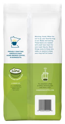 Cameron's Coffee Roasted Whole Bean Coffee, Organic French Roast, 28 Ounce , (Pack of 1)