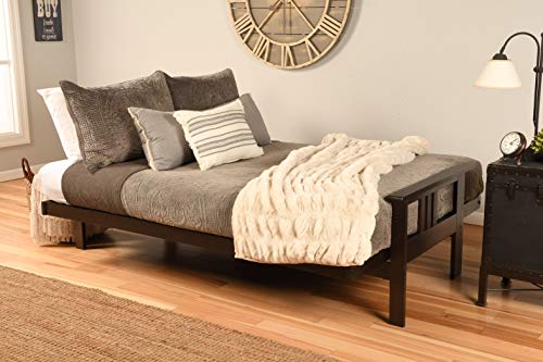 Kodiak Furniture Monterey Frame with Fabric Mattress in Marmont Blue/Espresso