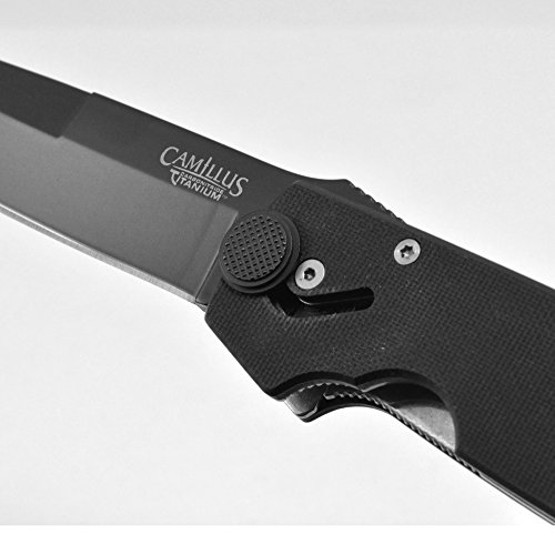 Camillus Cuda 9" Durable Lightweight Corrosion-Resistant Drop Point AUS-8 Stainless Steel Everyday Carry Folding Pocket Knife with Cuda Opening Technology