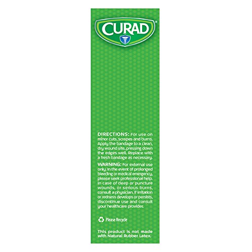 Curad Quickstop Flex Fabric Bandages, Assorted, 30/box