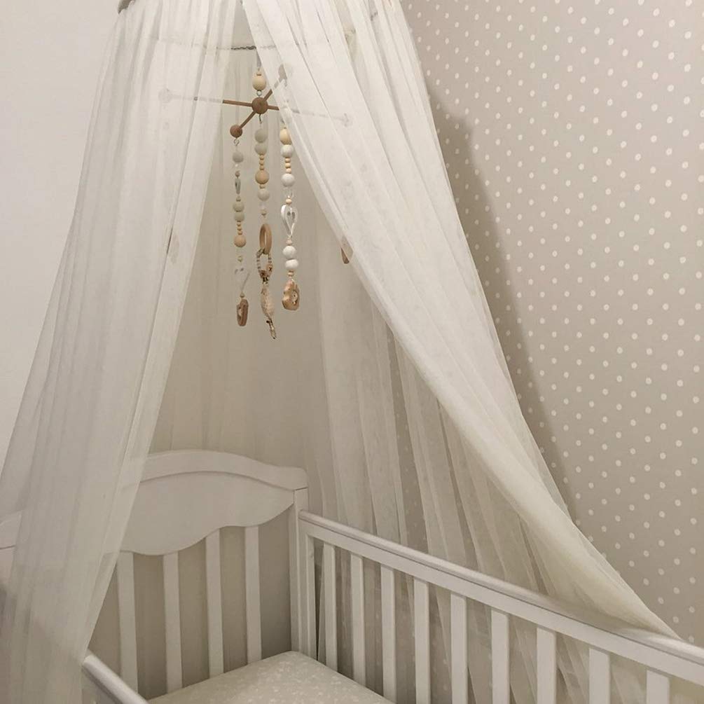 Focalmotors Baby Wooden Mobile Hanger,Mobile kit Crib,Mobile Hanging Frame Bed Toy Decoration DIY Crafts Photography Props Newborn Gift (Style-B)