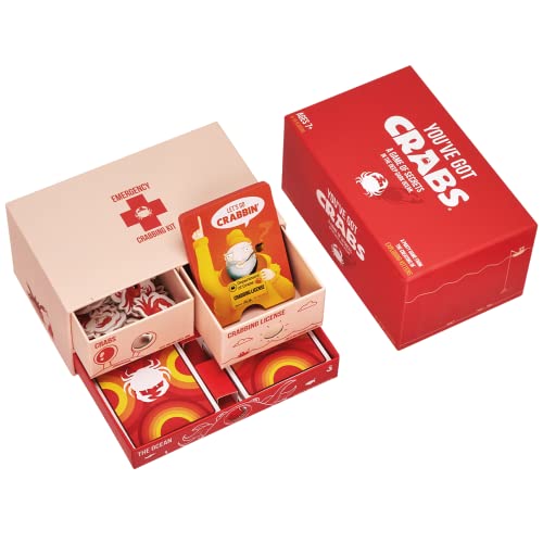 You've Got Crabs by Exploding Kittens - A Card Game Filled with Crustaceans and Secrets - Family-Friendly Party Games For Adults, Teens & Kids