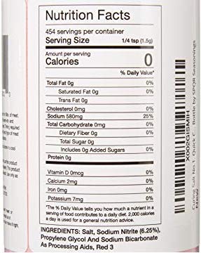 Curing Salt No.1. Quick Cure Premium Prague Powder XL 1.5 Pound Bottle by SPQR Seasonings