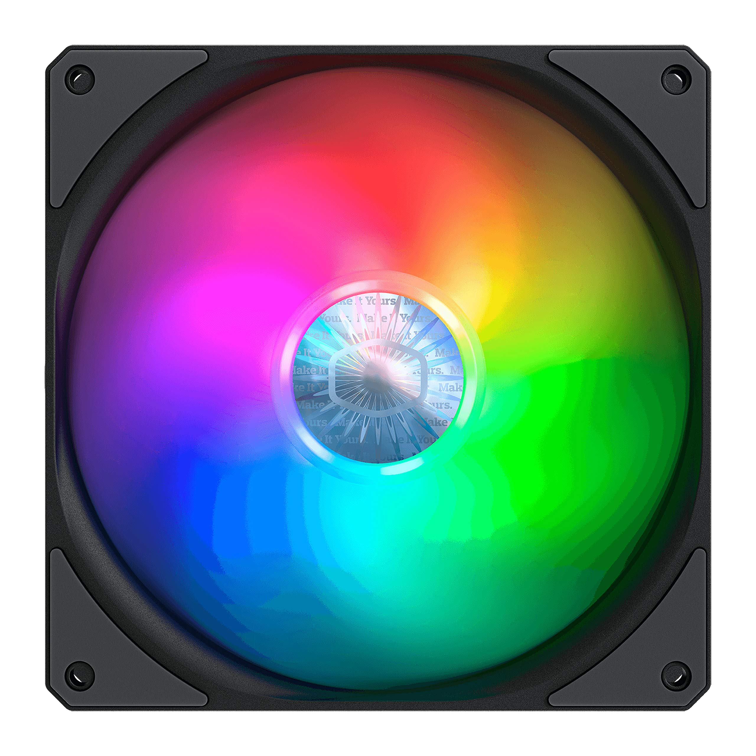 Cooler Master SickleFlow 140 ARGB Case & Cooling Fan - ARGB Motherboard Compatible, Translucent Air Balance Blades, 67 CFM, 2.25 mmH2O, 10 to 27 dBA - ARGB
