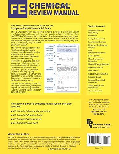 PPI FE Chemical Review Manual – Comprehensive Review Guide for the NCEES FE Chemical Exam