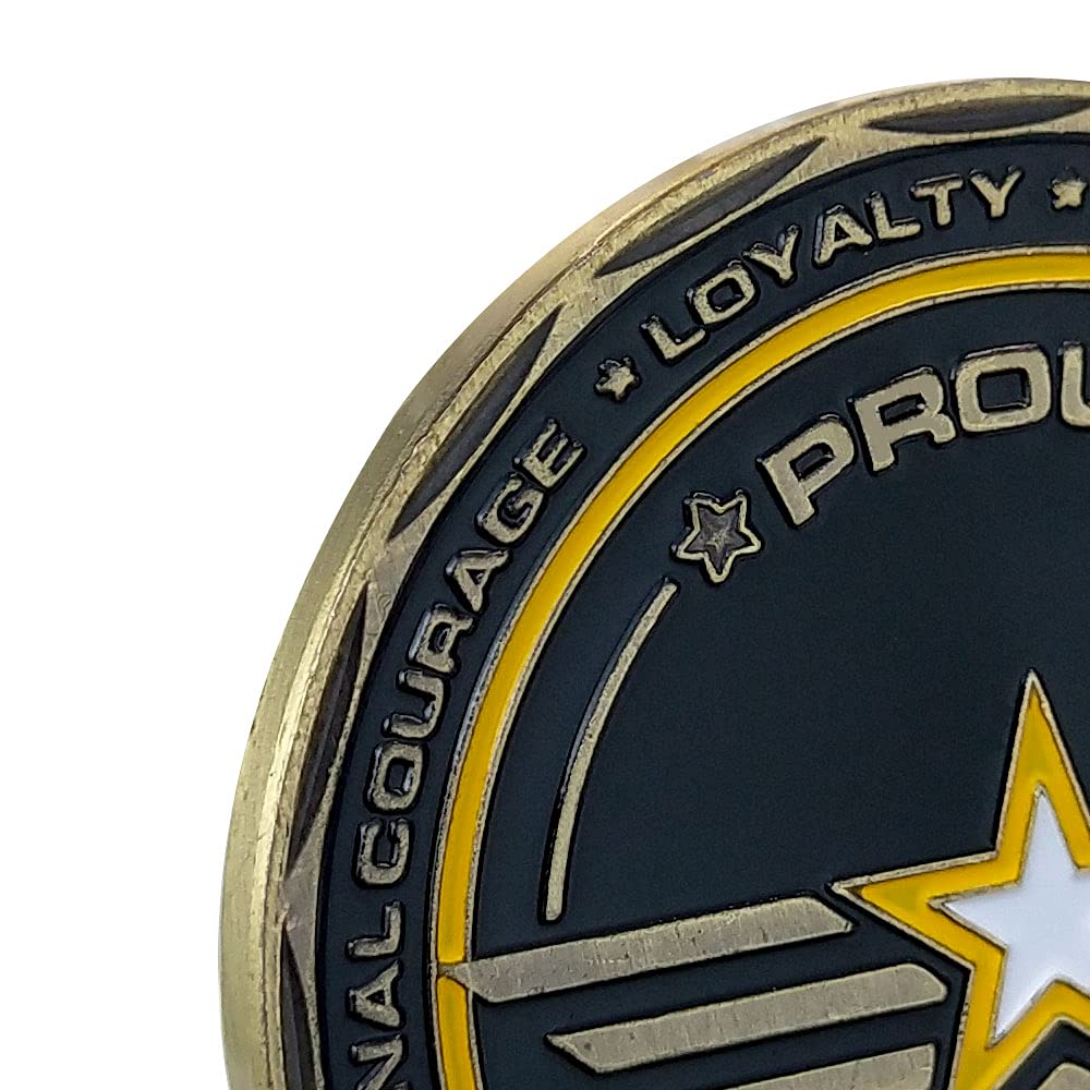 E-Coin U.S. Army Challenge Coin Brofist Soldier Veteran Gift