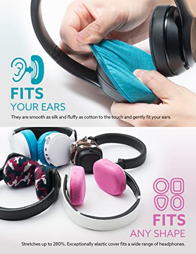 for Earpads Repair & Protection | Mimimamo Super Stretch Headphone Cover M Size (Black) May not fit All Headphones. Please Confirm Compatibility on Mimimamo's Website