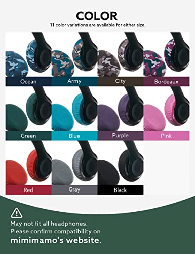 for Earpads Repair & Protection | Mimimamo Super Stretch Headphone Cover L Size (Black) May not fit All Headphones. Please Confirm Compatibility on Mimimamo's Website