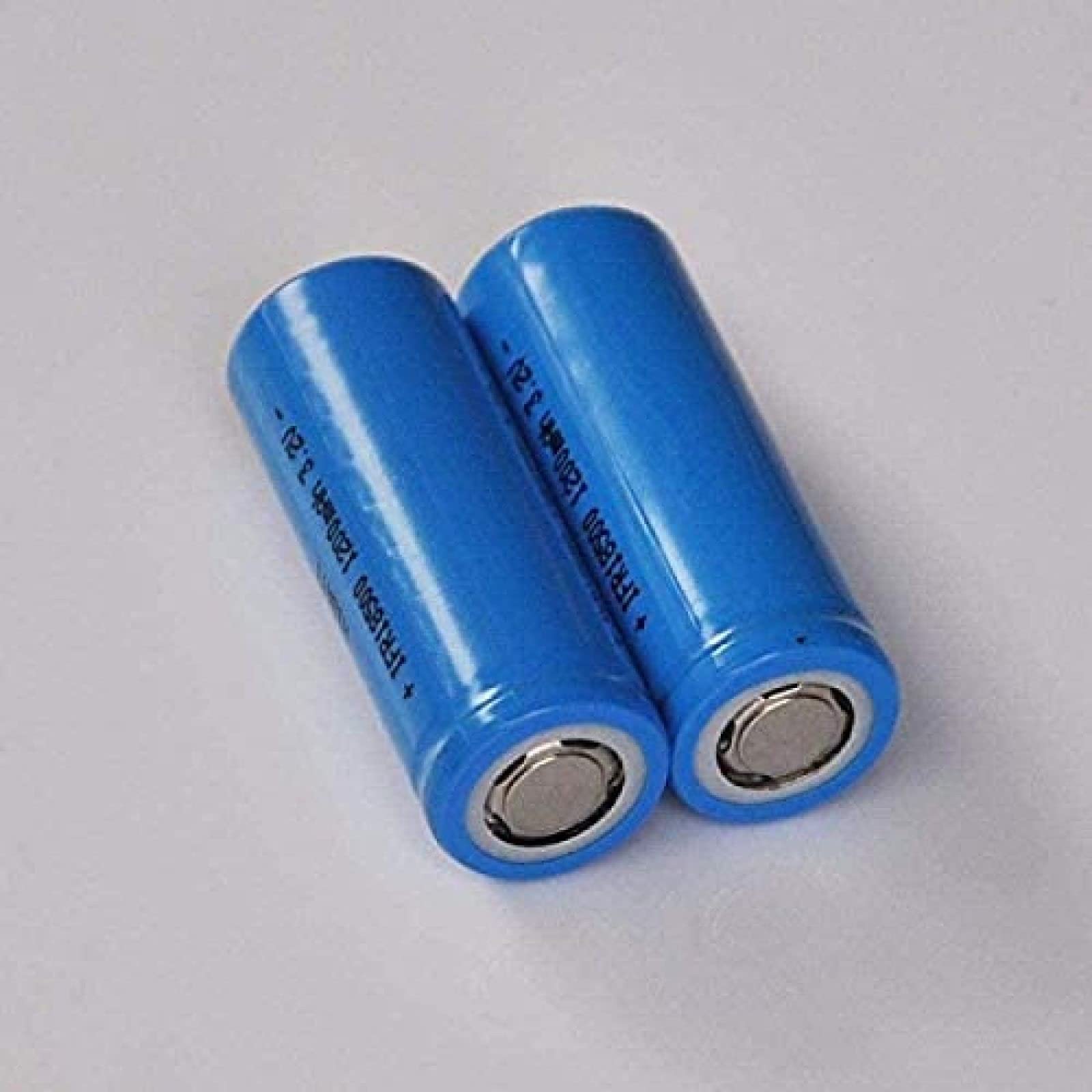 HIDZ 3.2V 18500 Rechargeable Lithium Battery IFR LiFePo4 Cell 1200mah for Solar Light E-Bike Power Tools,2pcs
