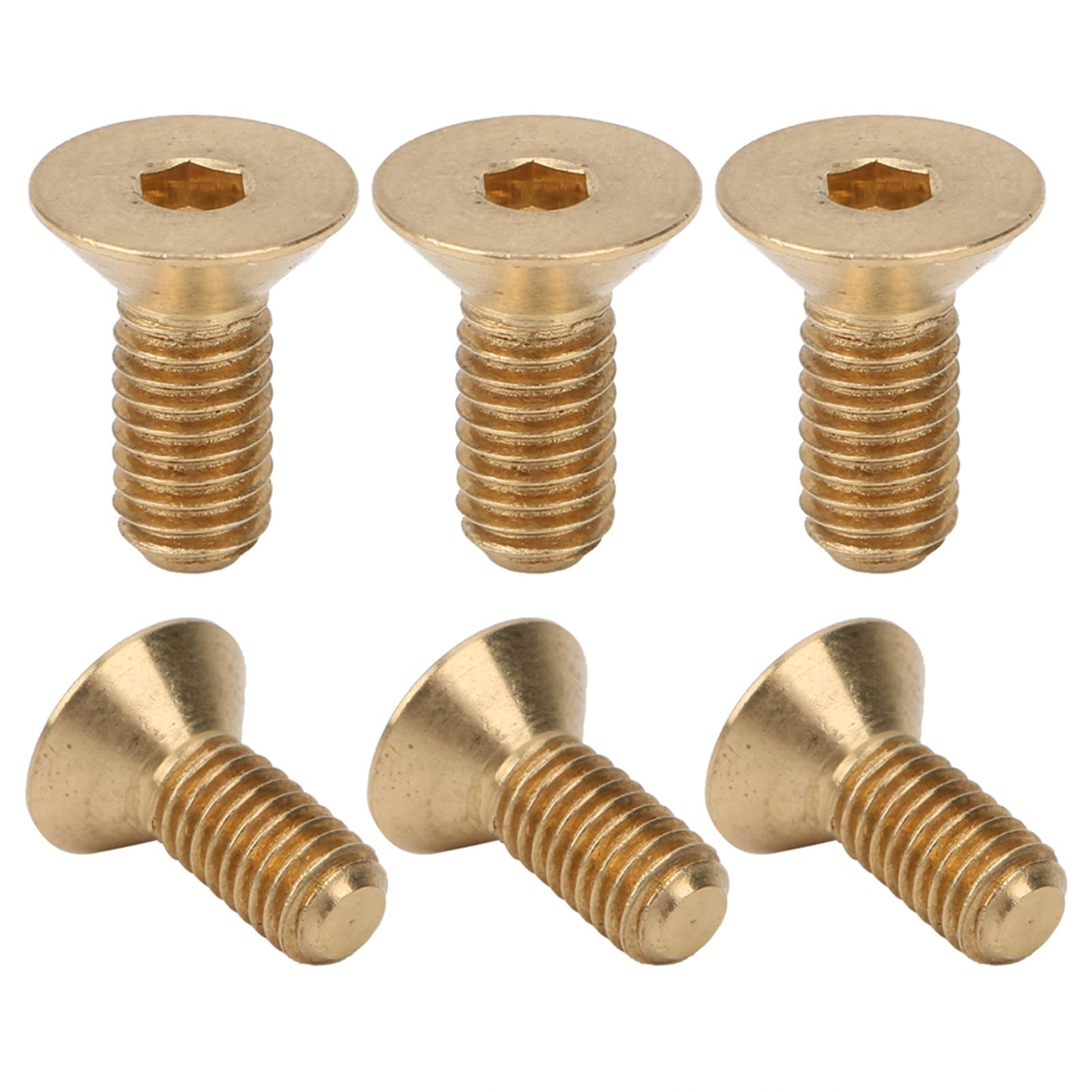 Countersunk Hex Socket Screws, 50Pcs Flat Hexagon Socket Screw, M5 Pure Copper Countersunk Head Screw, Can Fix Components, Industrial and, Rivet Nuts (M5*12)