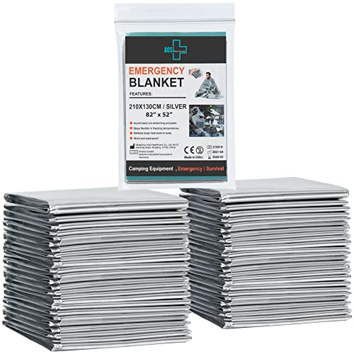 General Medi Emergency Blanket (12-Pack),Emergency Silver Foil Blanketā Perfect for Outdoors, Hiking, Survival, Marathons or First Aid
