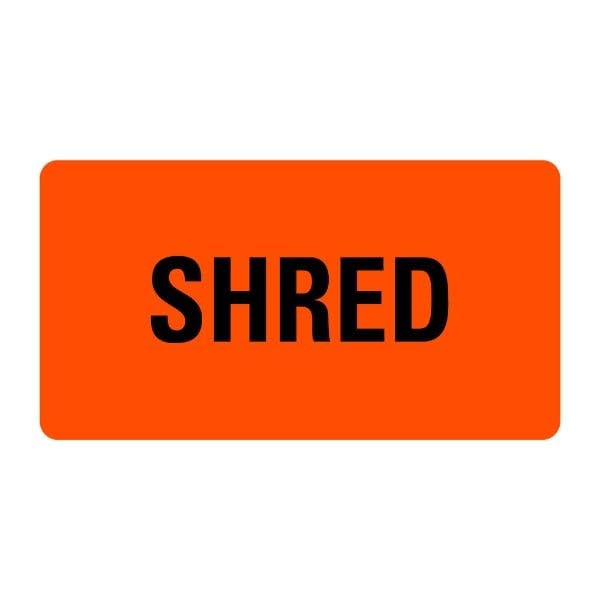 LabelValue SHRED Medical Records Labels LV-MRL23