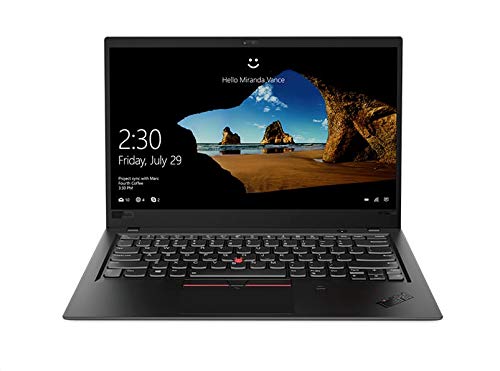 Lenovo ThinkPad X1 Carbon 6th Gen Laptop, 14.0" FHD (1920x1080), Intel Core i7-6500U, 8GB LPDDR3, 256 GB Solid State Drive, Windows 10 Pro (Renewed)