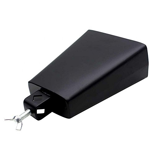 Cow Bell,6inch Metal Cow Bell Noisemaker with Stick for Percussion Musical Instruments Percussion Supplies