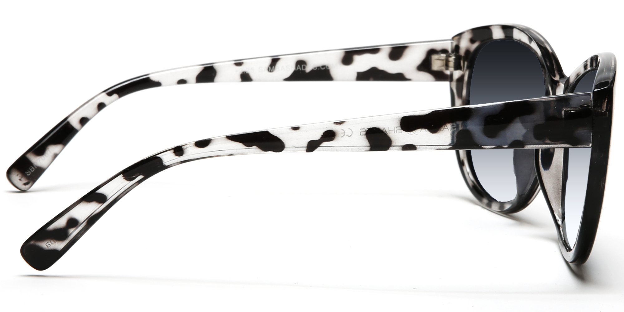 SAMBA SHADES Reader Sunglasses for Women Bifocal for Reading Under the Sun Cateye Glasses Black Tortoise 2.00