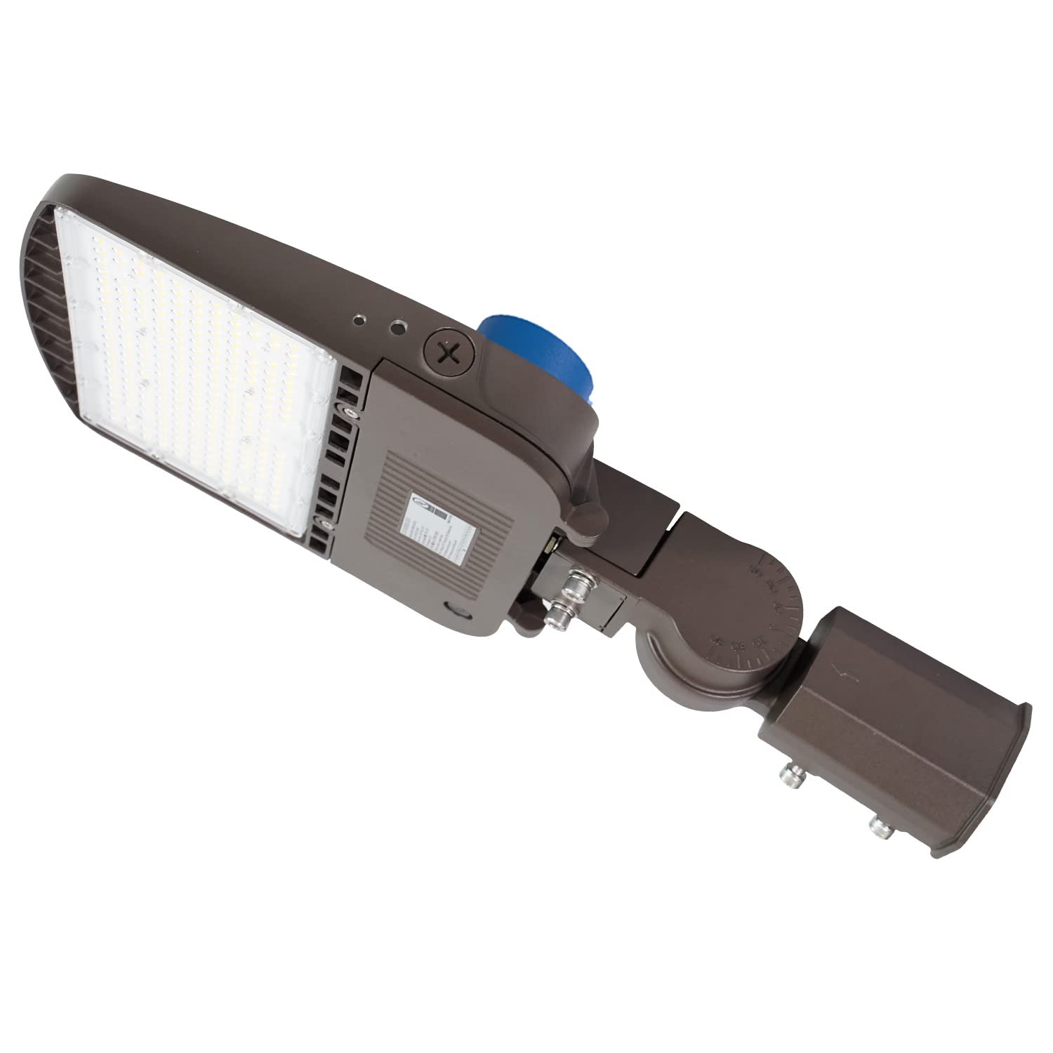 OSTEK 300W LED Parking Lot Light, 5000K 42000LM LED Shoebox Lights with Slip Fitter Mount- Dusk to Dawn Outdoor Area Pole Street Light, 20KV Surge Protection, AC100-277V, UL&DLC Listed