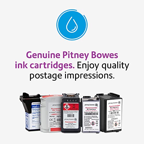 Pitney Bowes 765-9 Ink Cartridge for SendPro C Auto, DM300C™ & DM400C™ Series, Red Ink, 45 ml