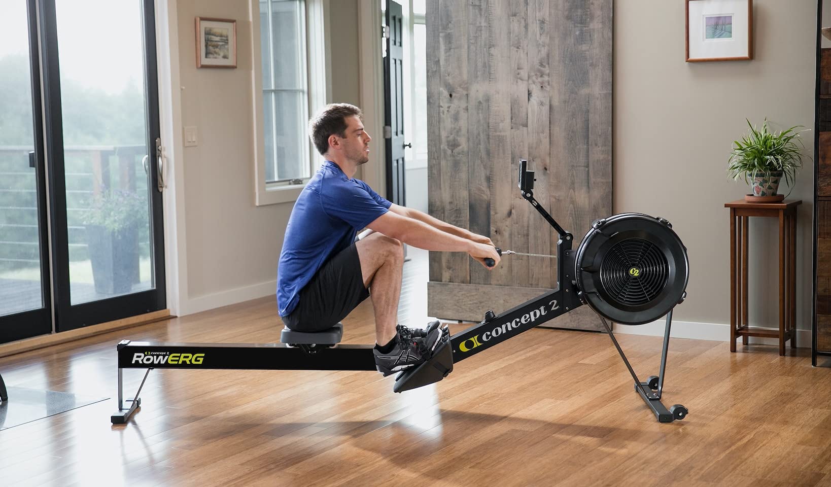 Concept2 Model D Indoor Rowing Machine with PM5, Tall Legs and Polar H10 ANT+ Heart Rate Monitor, XS-S: 20-26" HRM
